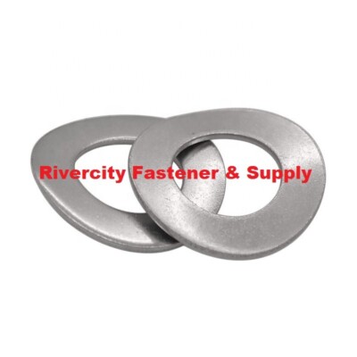 (5) 1/2" Stainless Steel Wave / Curved / Bent Washers Type B 1/2 Washer ...