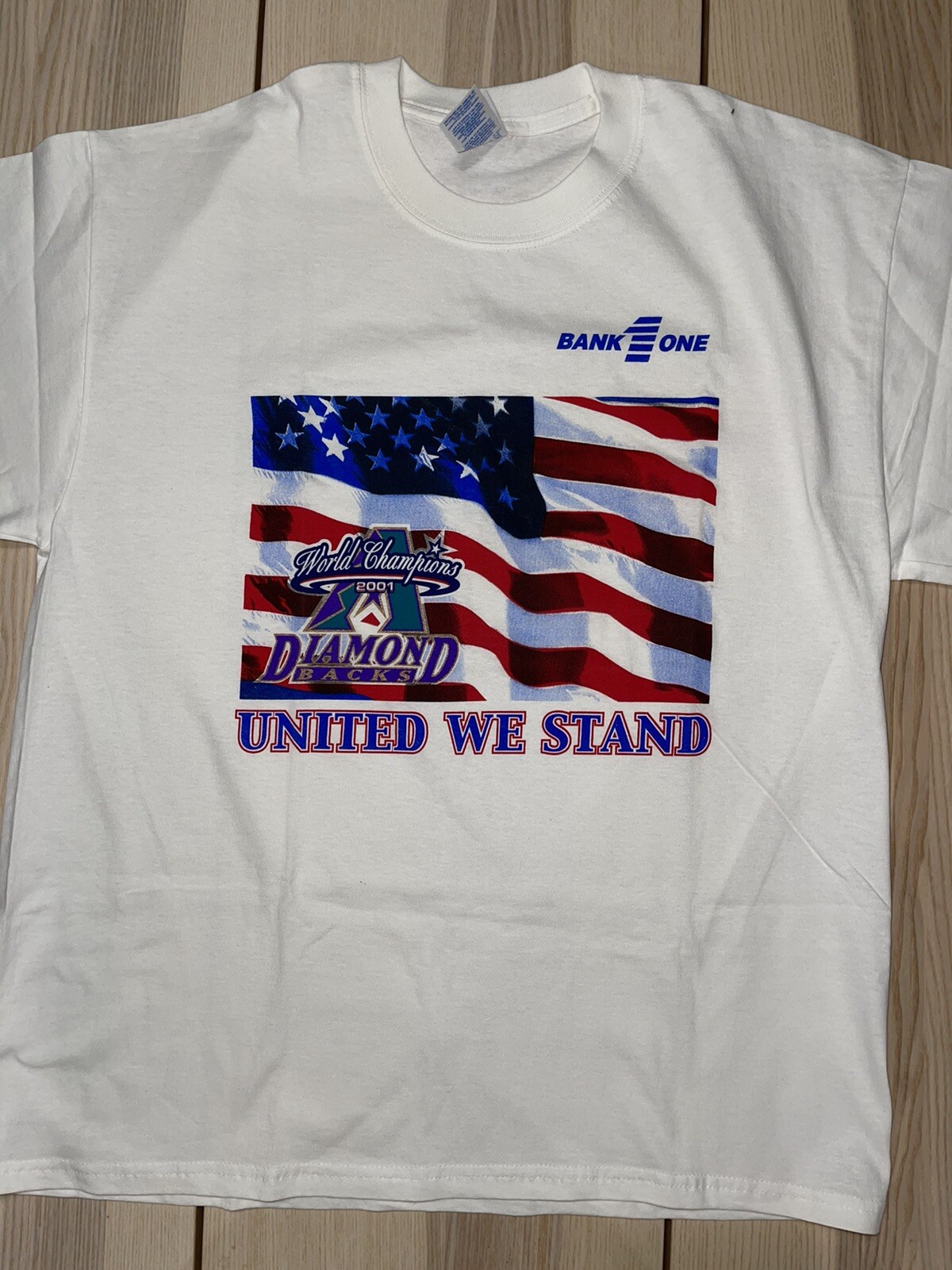 Vintage 2001 Diamondbacks World Series USA United We … - Gem