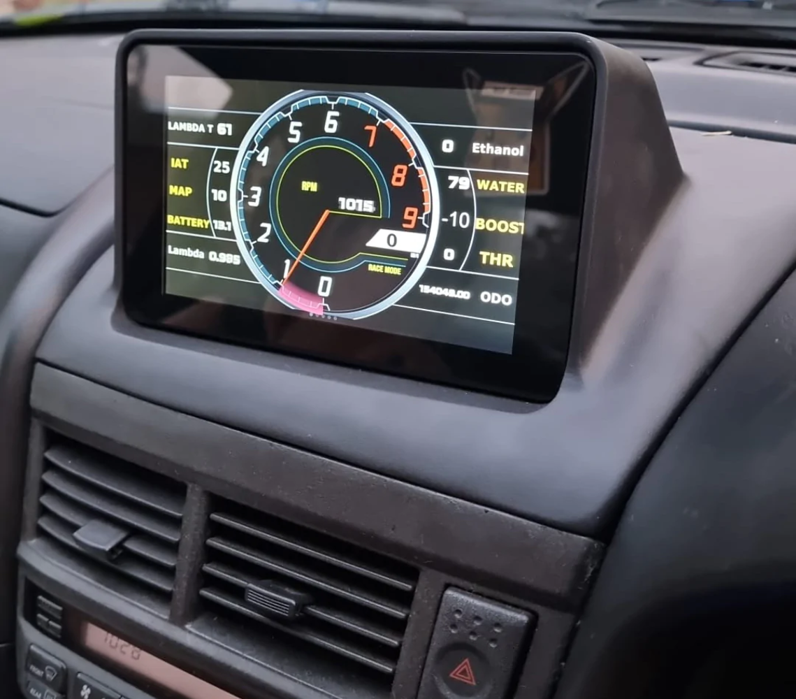 Nissan Skyline R34 MFD Dash Mount Recessed for the Powertune Digital 7 ...