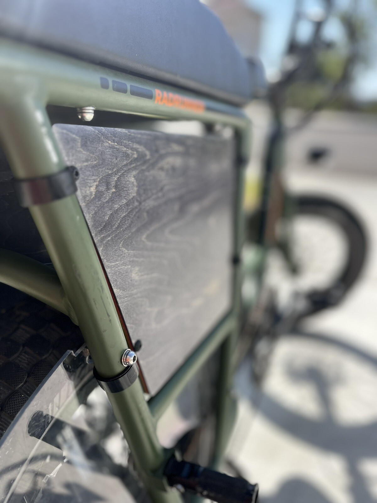 radrunner E-bike Wood Panel accessories Rad Power Bikes E-bike ...