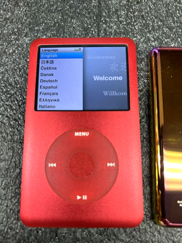 Apple IPOD CLASSIC 6th Generation 80GB - Red - Rainbow Back mint!! | eBay