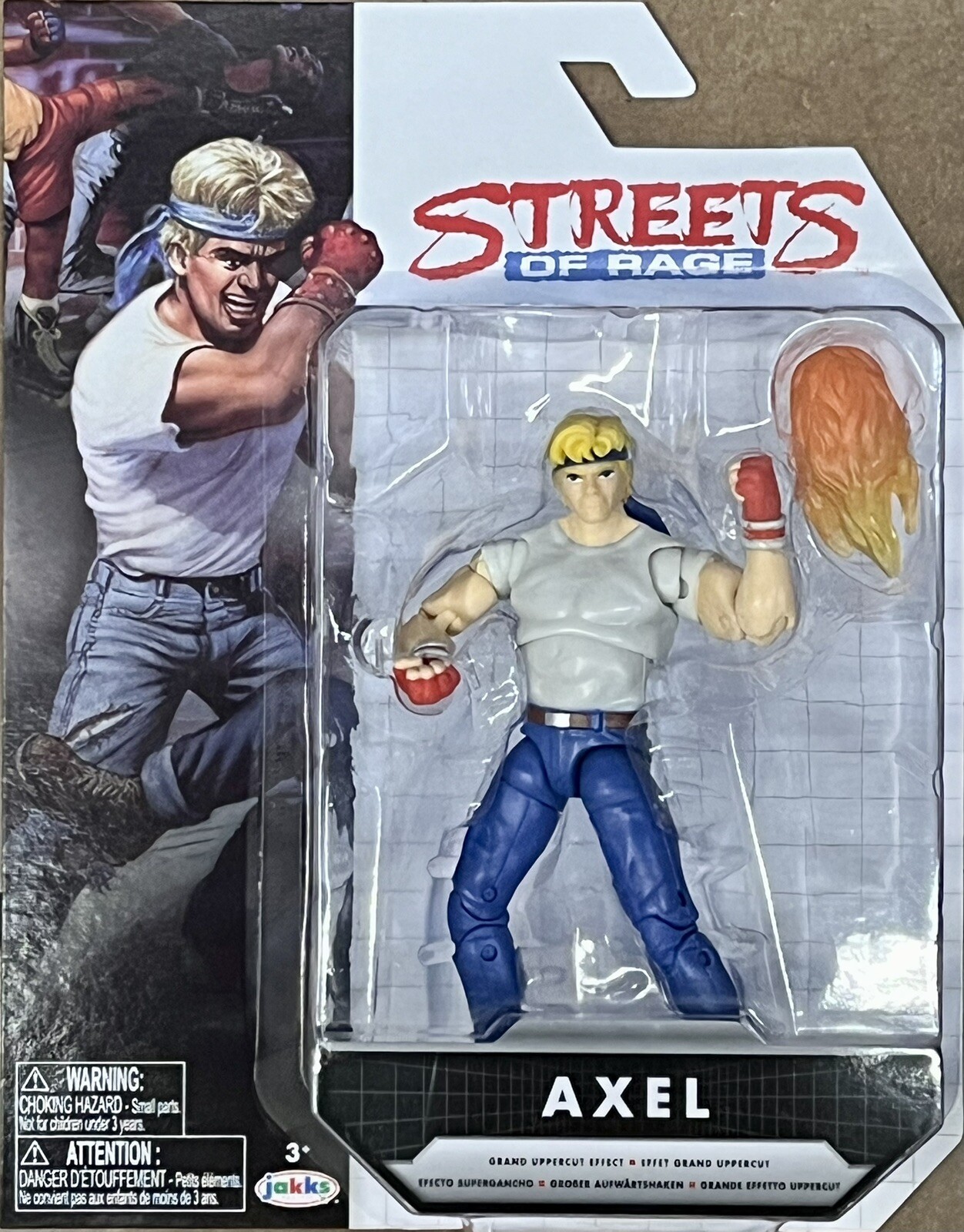 New Jakks Pacific Sega Streets Of Rage Axel Action Figure Grand ...