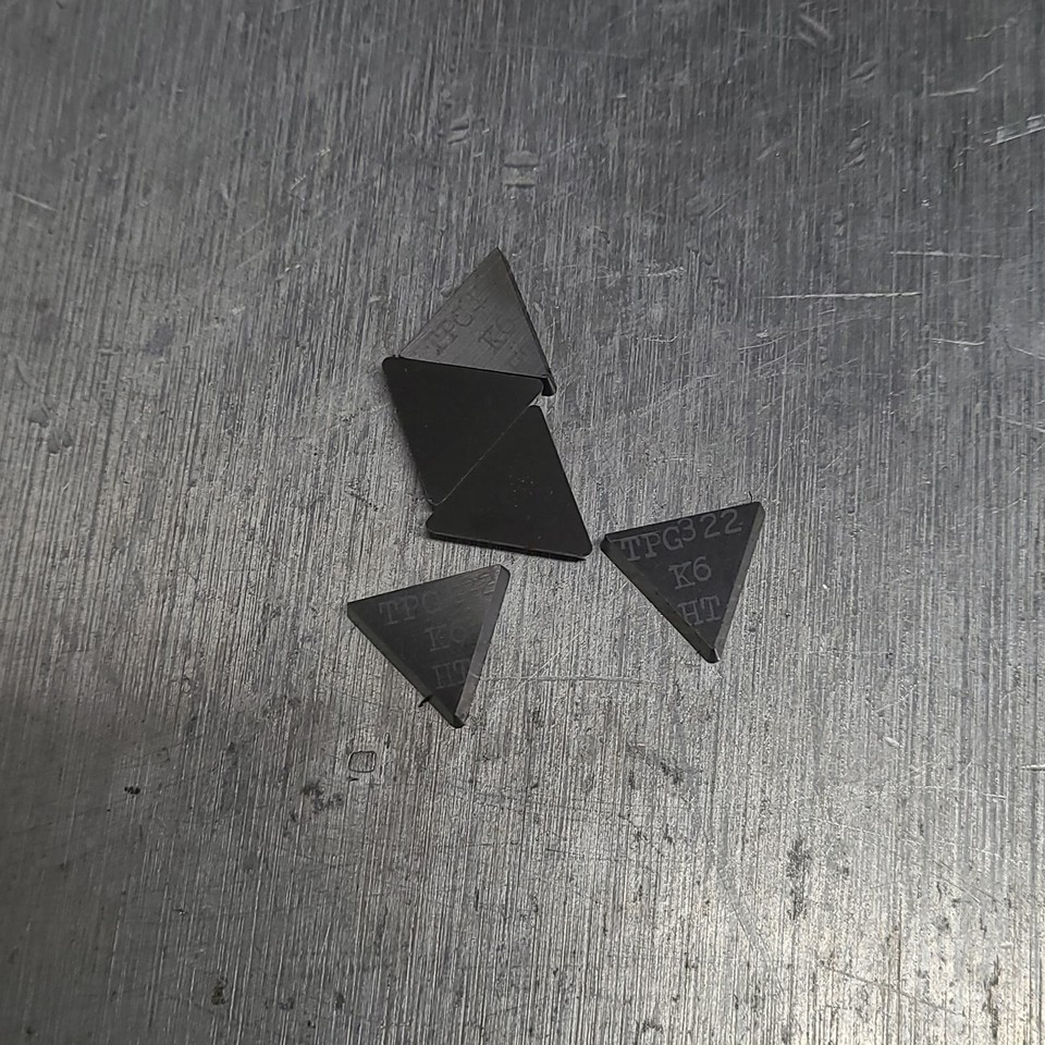 5 Pieces TPG 322 K6 HT CARBIDE INSERTS | eBay