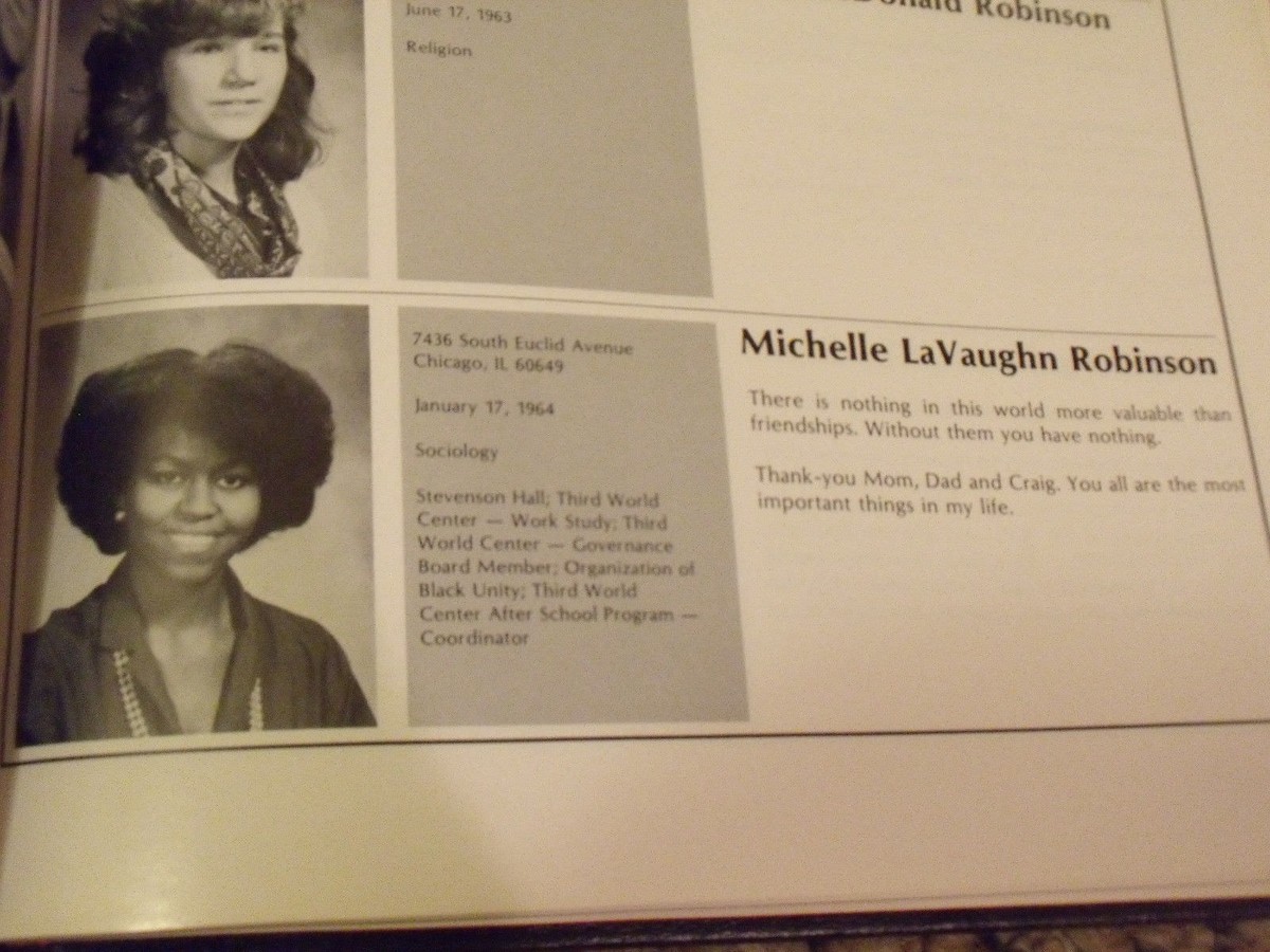 Michelle Obama Anni Al College Why Michelle Obama Wrote College