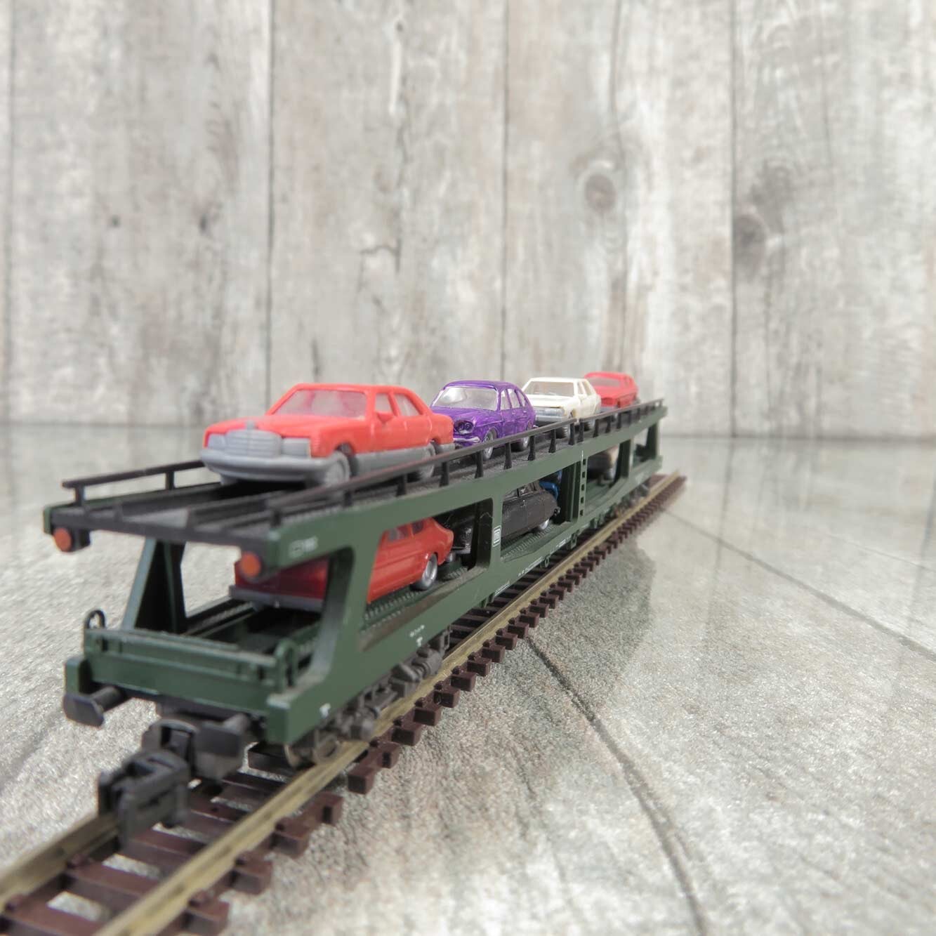 FLEISCHMANN 8285 - Spur N - DB - Doppelstock Autotransport - OVP - # ...