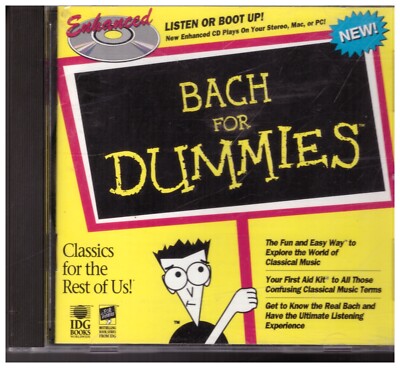 Bach For Dummies - Classics for the best of US [CD] 1996 EMI Classics ...