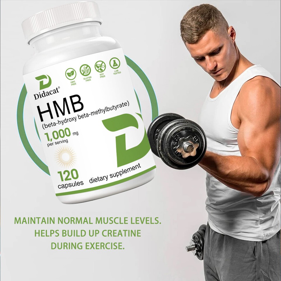HMB (Beta-Hydroxy Beta-Methylbutyric) 1000mg 30 To 120 Capsules, Muscle ...