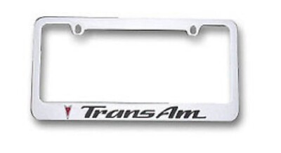 Pontiac Trans Am Brass Chrome Polished License Plate Frame Official ...