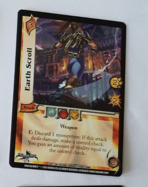 2005 UFS EARTH SCROLL CARD UNIVERSAL FIGHTING SYSTEM CCG CARD | eBay