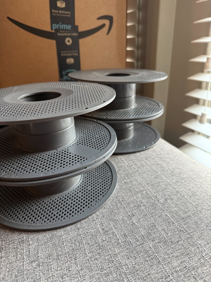 Used 4 Pack High Temp (90C) Bambu Lab Reusable Filament Spool | AMS ...