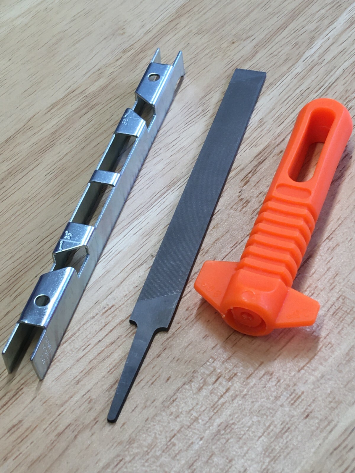 Chainsaw Chain Raker Depth Gauge, Flat File & Handle Suitable STIHL ...