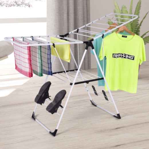 Costway Laundry Clothes Storage Drying Rack Portable Folding Hanger ...