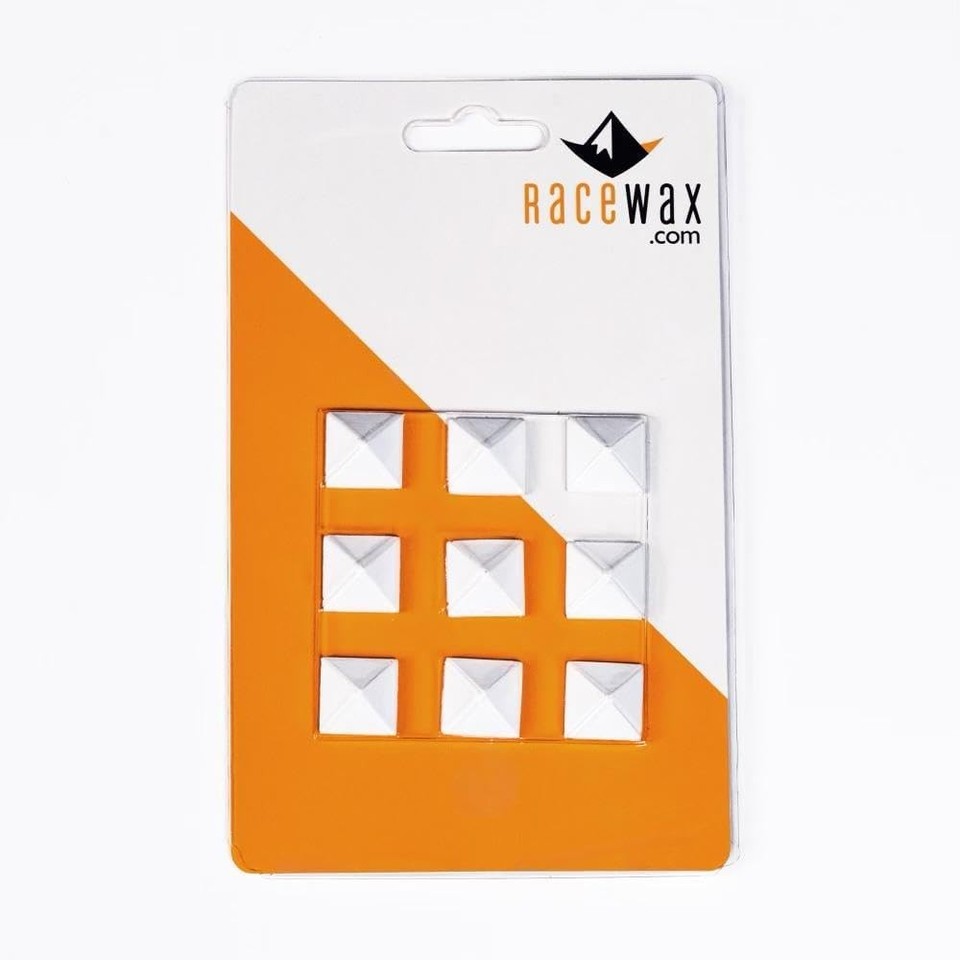 RaceWax Full Set of Nine Metal Pyramid Snowboard Studs Stomp Pad Small ...