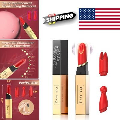 Rechargeable Lipstick Vibrator Compact Design with Discreet Packaging ...