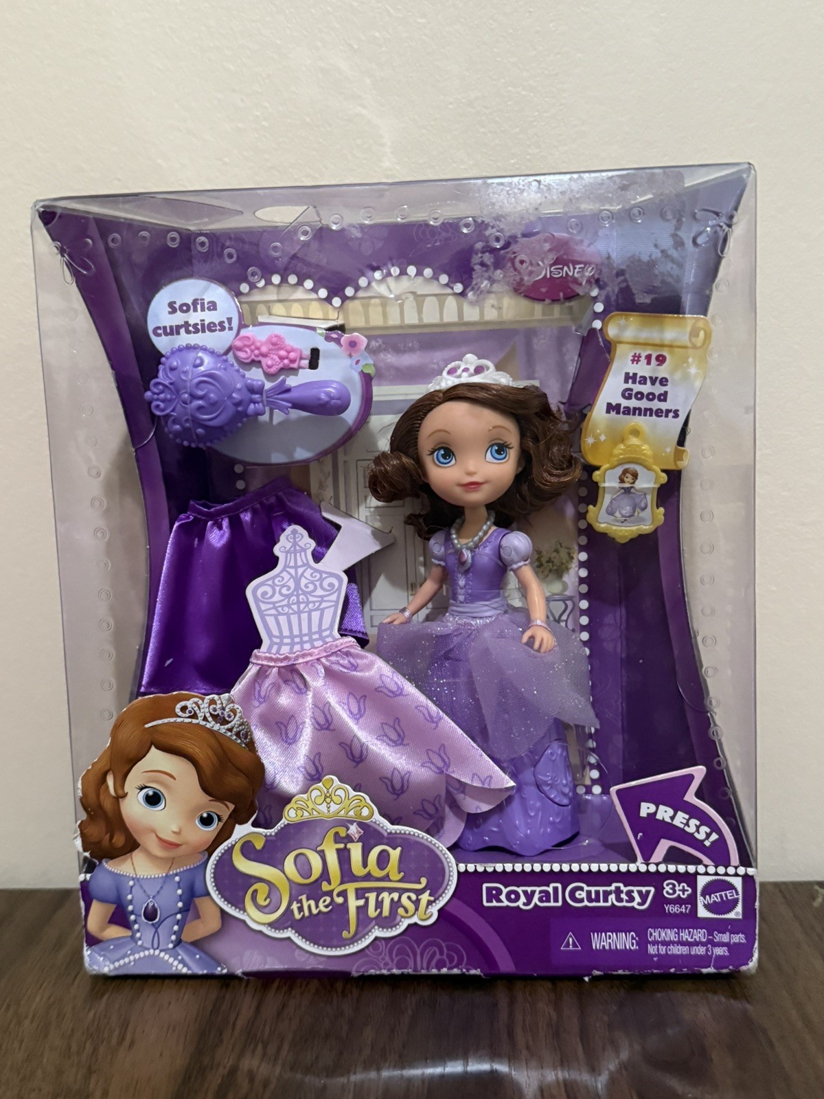 Disney Mattel Sofia the First Royal Curtsy Playset Y6647 Damaged box | eBay