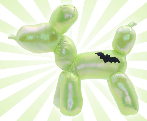 Neon Green Halloween Balloon Dog Plush Stuffed Animal 8” Long Cute | eBay