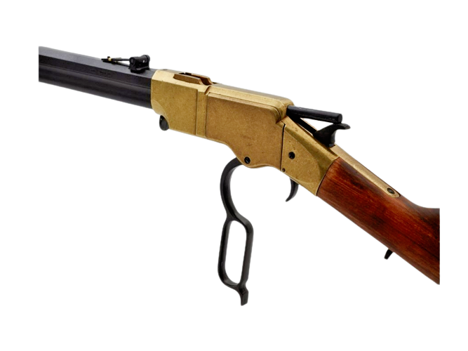 Denix USA 1860 Henry Repeating Non Firing Replica Brass Rifle ...