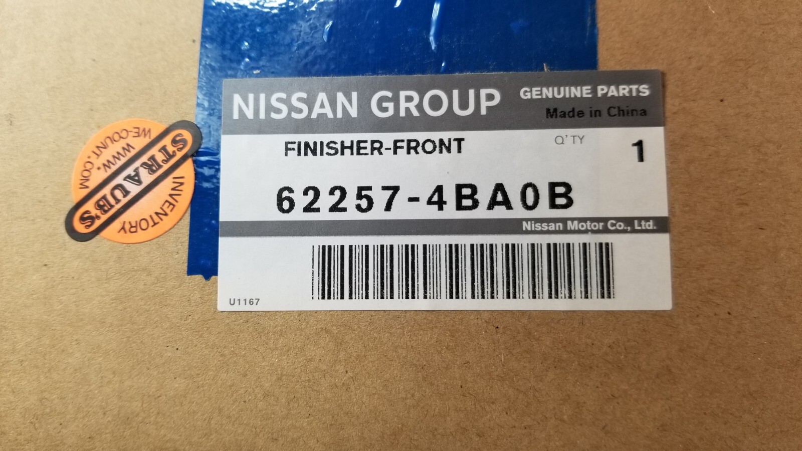 NEW 2014-2017 Nissan Rogue Front Left Lower Fog Lamp Cover 62257-4BA0B ...