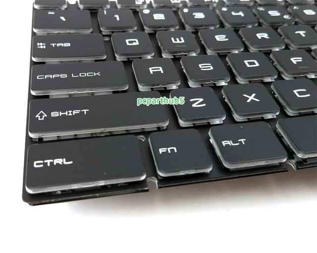 New MSI MS-16J5 MS-16J4 MS-179B MS-1799 Keyboard US Full Color Backlit ...