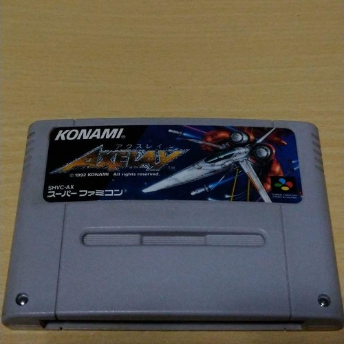 Axley AXELAY Super Famicom Shooting retro game konami | eBay
