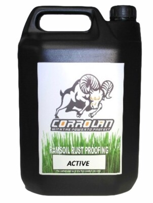 5ltr RUSTBUSTER CORROLAN ACTIVE Cavity car wax rust protection lanolin ...