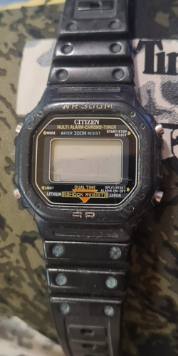 VINTAGE CITIZEN DQ-7511 QUARTZ DIGITAL LCD DIVER G-SHOCK 1985 WATCH | eBay