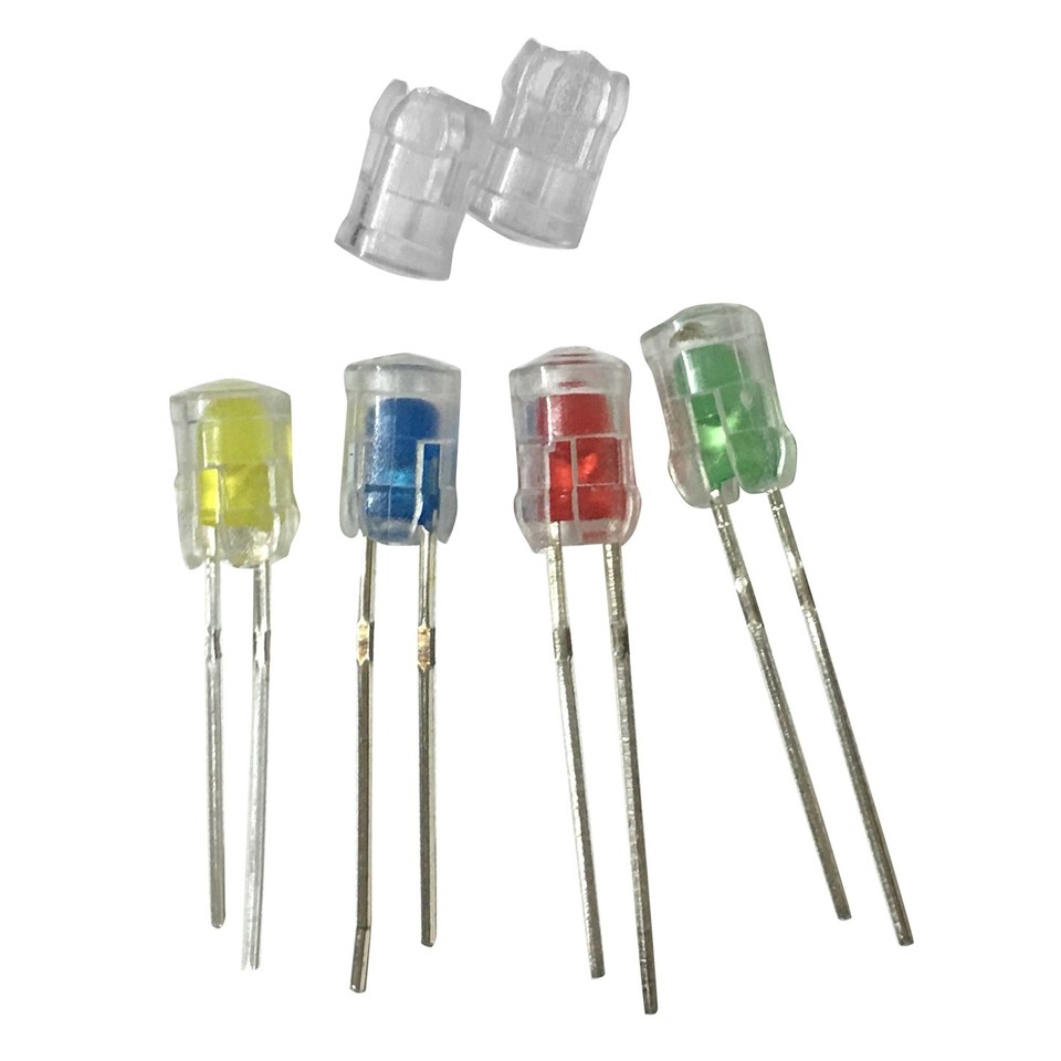 100 StüCk 5Mm LED Leuchtdiode Lampen Schirm Lichtleiter SäUle ...