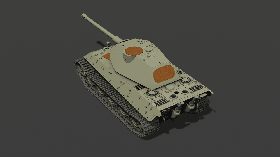 1/16 3d print tank rc without system unpainted King TIger V2 | eBay