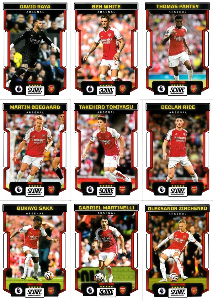 ARSENAL 27 card batch Topps/Panini/ShootOut Boost/Start a collection ...
