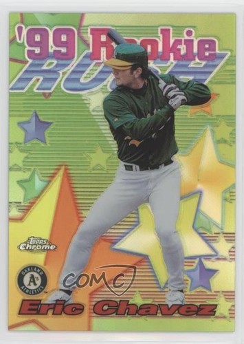 1999 Topps Chrome All-Etch Refractor Eric Chavez #AE14 | eBay
