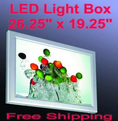 A2 LED Slim Aluminum Frame Light Box 26.5" x 19.5" Advestising Poster ...