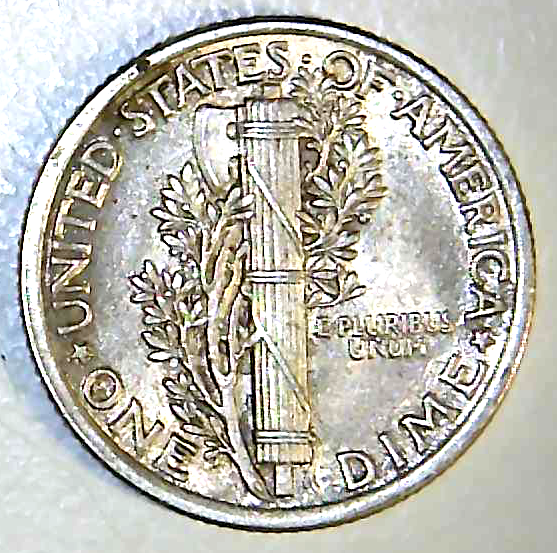 1917 US Mercury Dime: Great Coin Full Split Bands ~ No Reserve (TB59 ...