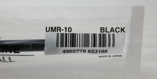 6 x BLACK Uni-ball Signo Broad Pen Refill for UM153 1.0mm UMR10 ...