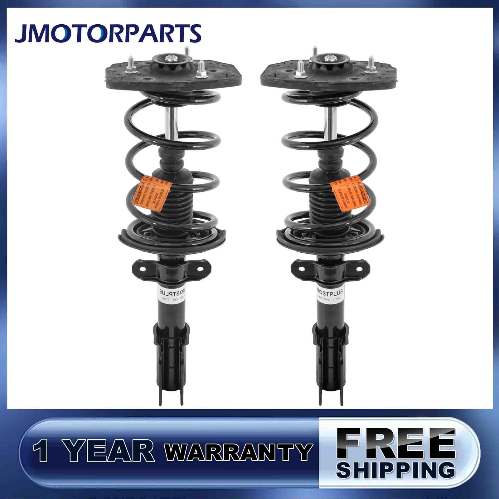 2PCS Rear Complete Struts Assembly For Chevy Impala Monte Carlo Buick ...