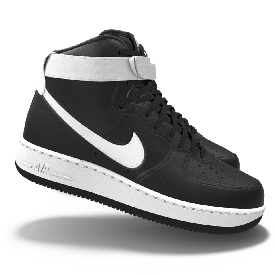 $250 NIB NEW Mens Nike Air Force 1 Vandal Black & White Custom Leather ...