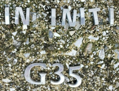 07 - 13 INFINITI G35 CHROME EMBLEM LOGO BADGE REAR | eBay
