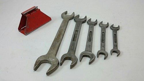 DUNLAP FORGED USA Vintage Wrenches SAE Handyman Tool Set Lot Automotive ...