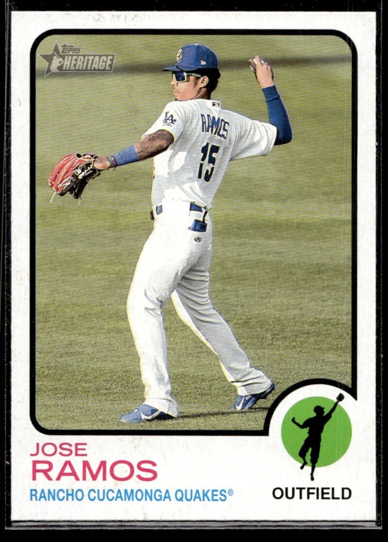 2022 Topps Heritage Minor League Jose Ramos Rancho Cucamonga Quakes #50 ...