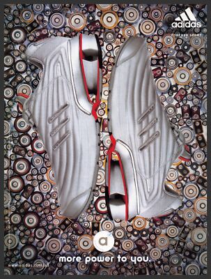 Adidas a3 2000s Print Advertisement 2002 "More power to you" | eBay