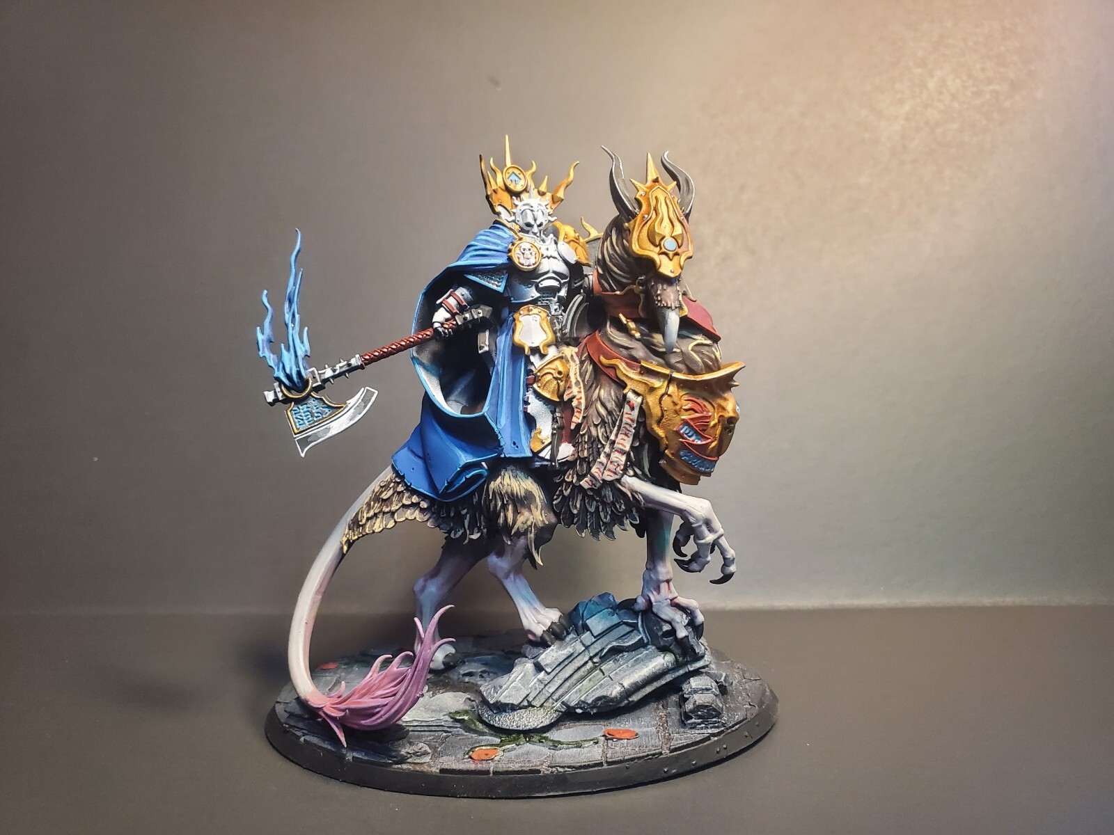 Painted Lord-Vigilant on Gryph-stalker Warhammer AoS Stormcast Eternals ...
