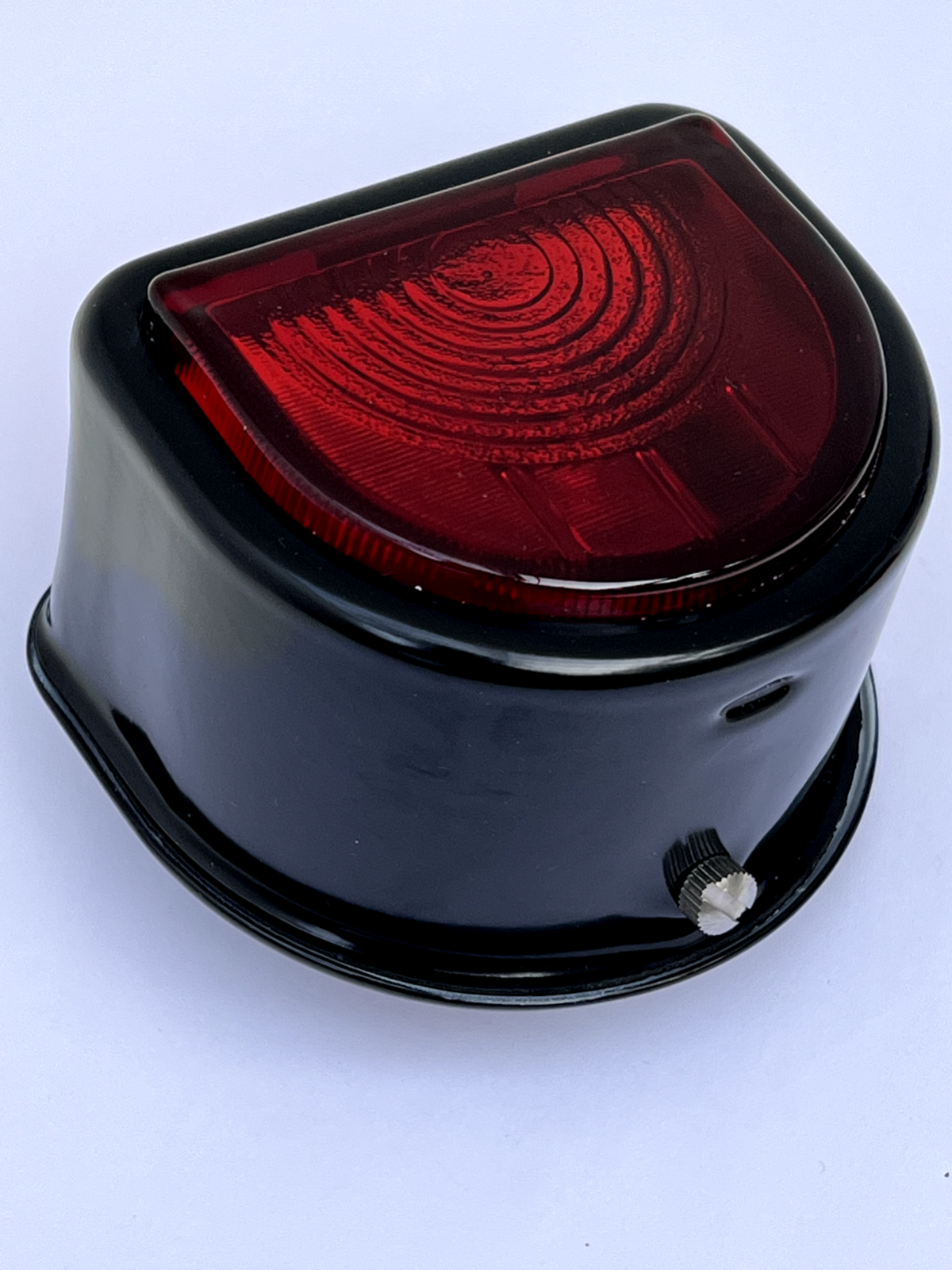 LU53390 - D SHAPED LAMP LUCAS TYPE ST-51 BLACK FITTED TO MGTA, MGTB ...