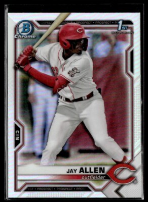 2021 Bowman Draft Chrome Refractor Jay Allen Cincinnati Reds #BDC-11 | eBay