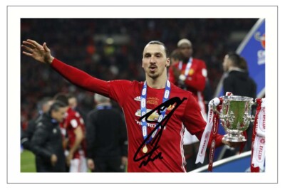 ZLATAN IBRANIMOVIC Signed Autograph PHOTO Signature Gift Print ...