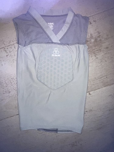 Boy McDavid Hexpad Grey V-Neck Heart Guard Chest Protector Baseball ...