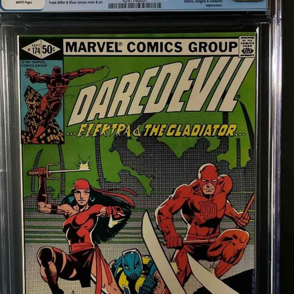 Daredevil 174 CGC 9.0 1st app Hand | eBay