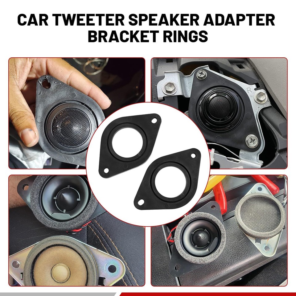 Tweeter Speaker Adapter Spacer Replace Center Dashboard Audio Install ...