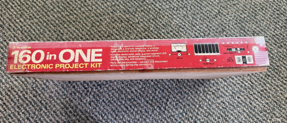 Vintage Science Fair 160 in One Electronic Project Kit 28-258 Radio ...