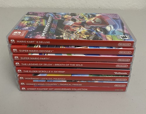Lot of 8 Nintendo Switch CASES ONLY NO GAMES EMPTY CASES | eBay