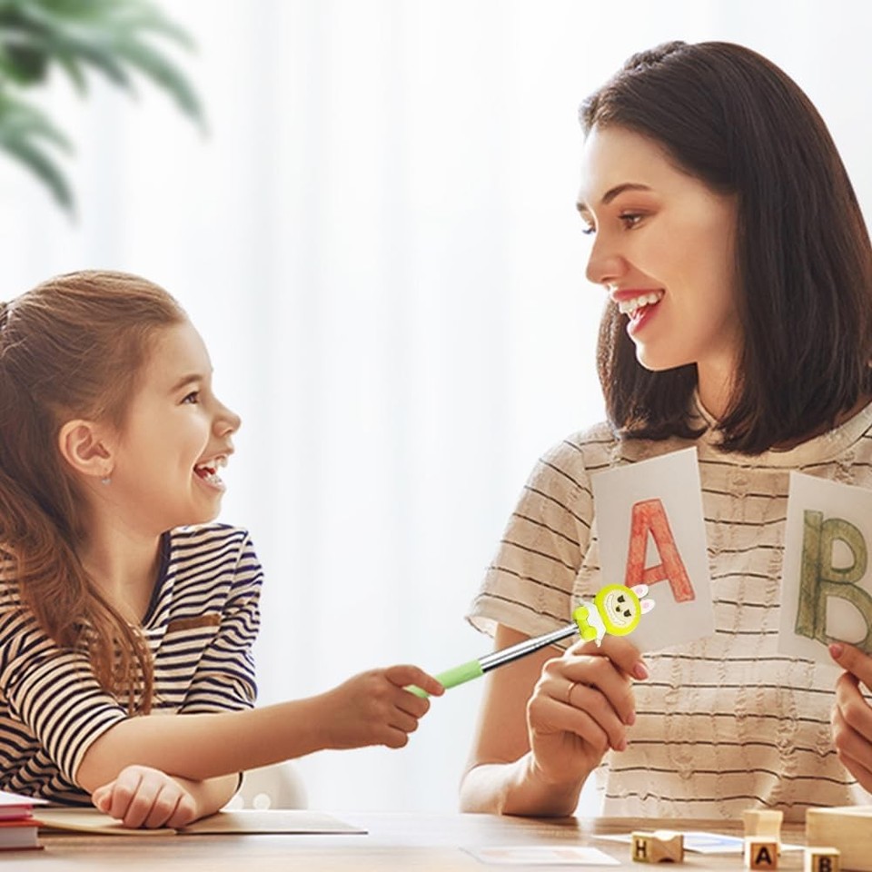 2Pcs Teachers Pointer, Telescopic Pointer Stick, Cute Cartoon Pointers ...