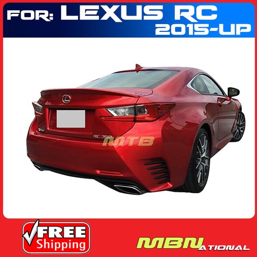 For 2015-Plus Lexus RC Rear Trunk Flush Mount Spoiler ABS Lip 212 ...
